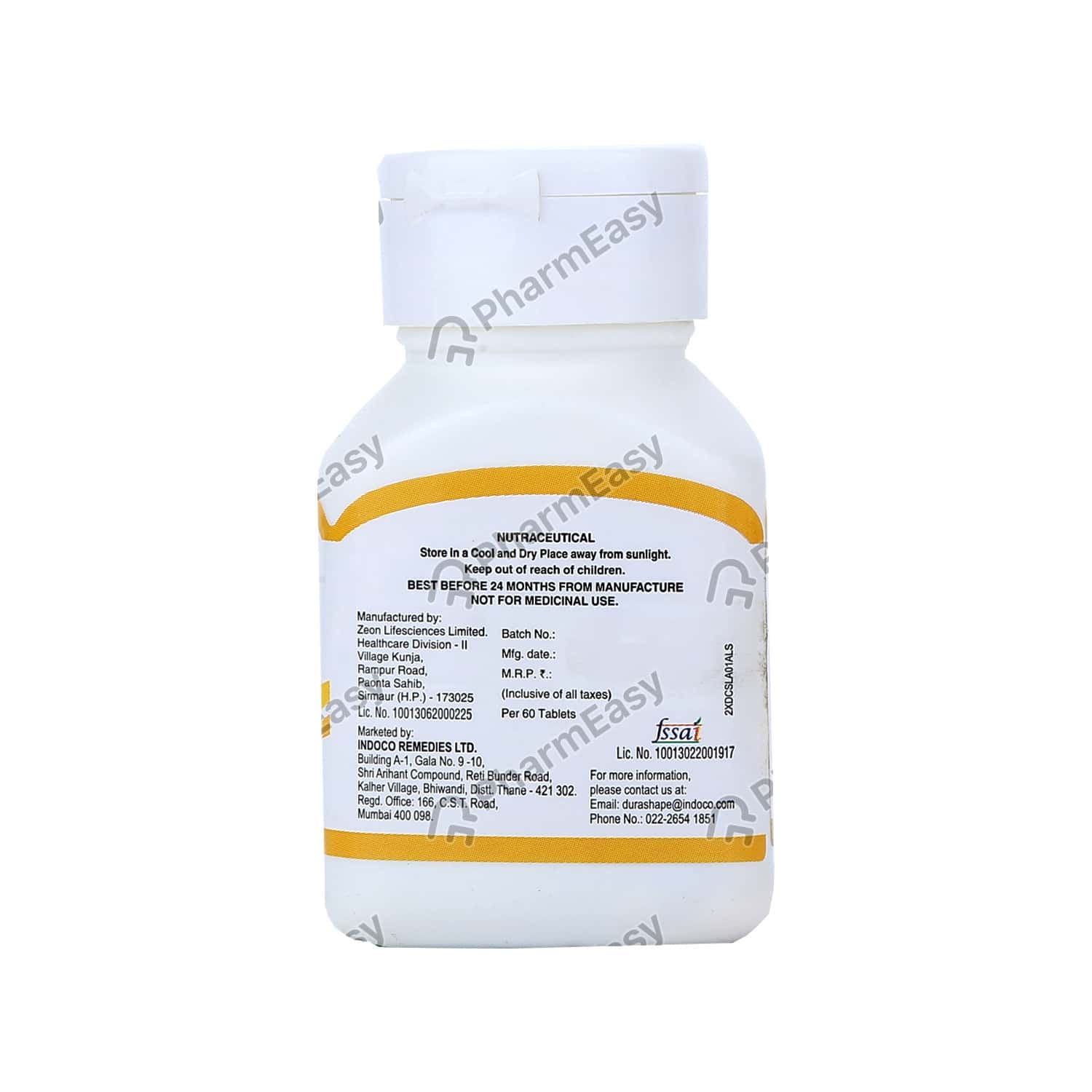 Buy Durashape Tablet Online at Flat 15% OFF | PharmEasy