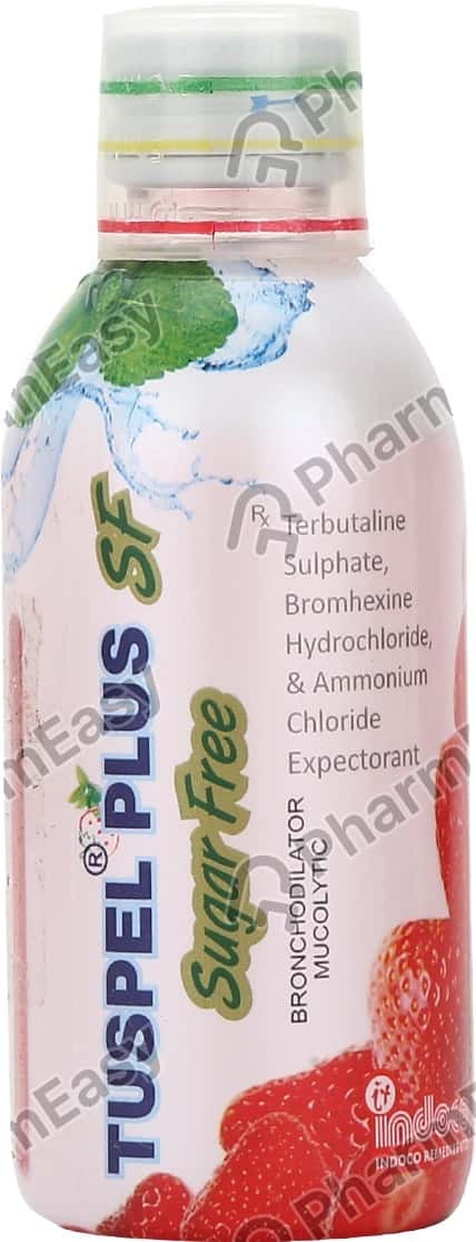 Tuspel Plus Sf Bottle Of 100ml Expectorant: Uses, Side Effects, Price ...