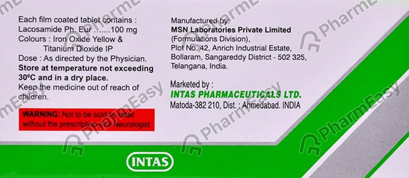 Lacotide 100 MG Tablet (10): Uses, Side Effects, Price & Dosage | PharmEasy