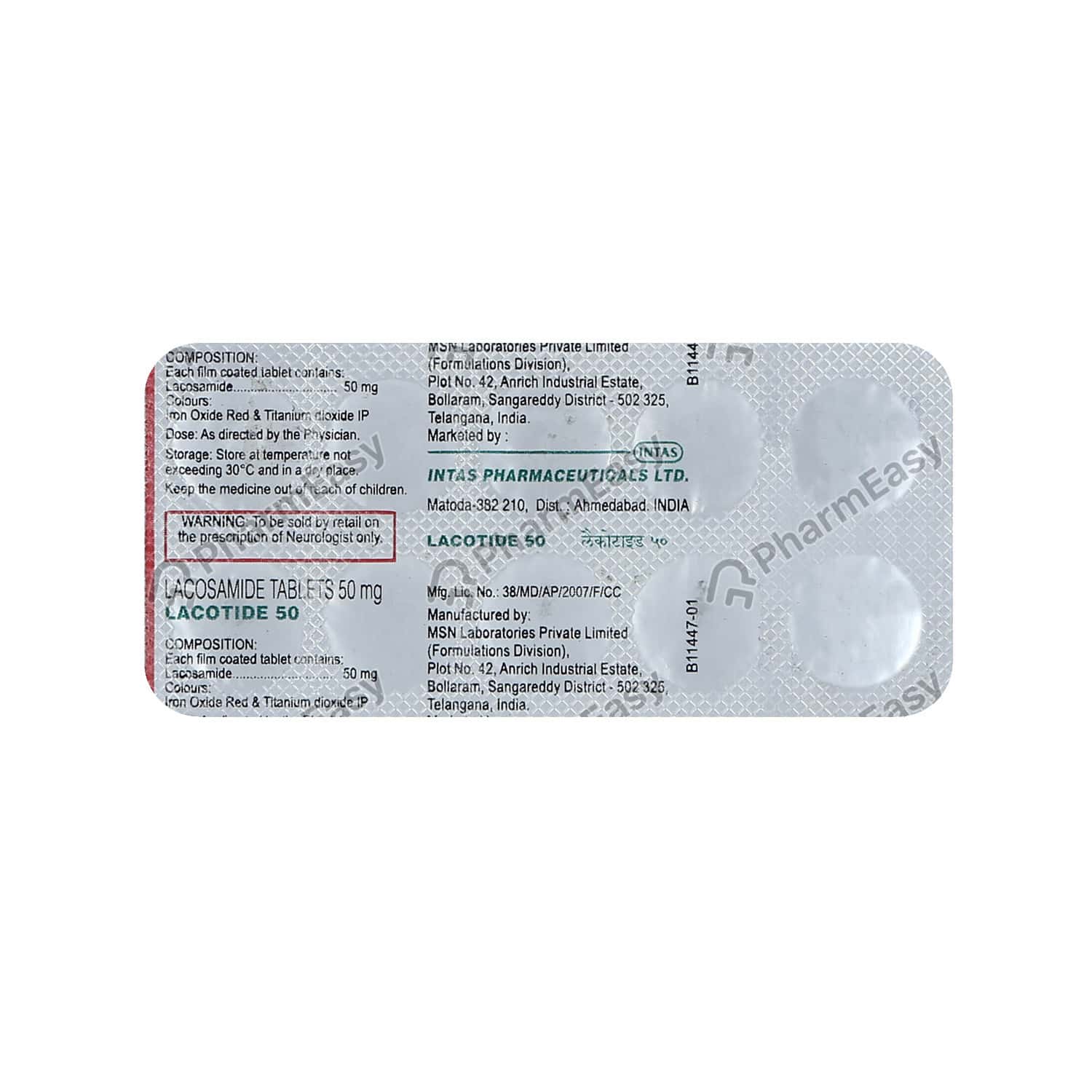 Buy Lacotide 50 MG Tablet (10) Online at Flat 18% OFF* | PharmEasy