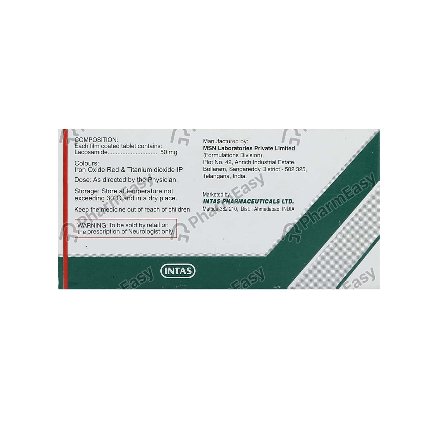 Buy Lacotide 50 MG Tablet (10) Online at Flat 18% OFF* | PharmEasy