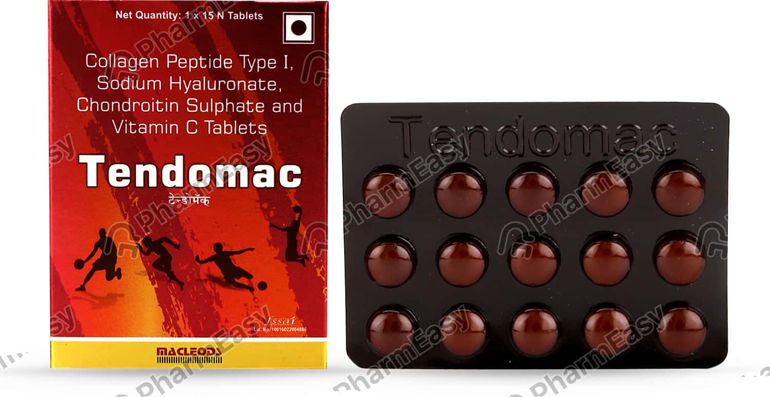 Tendomac Strip Of 15 Tablets: Uses, Side Effects, Price & Dosage ...