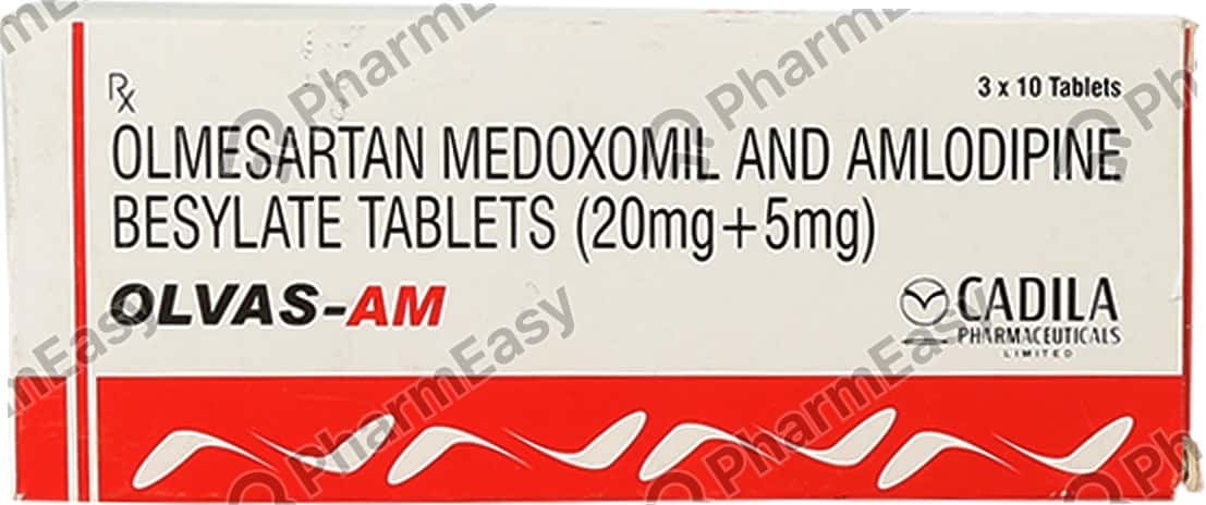 Olvas Am Strip Of 10 Tablets: Uses, Side Effects, Price & Dosage ...