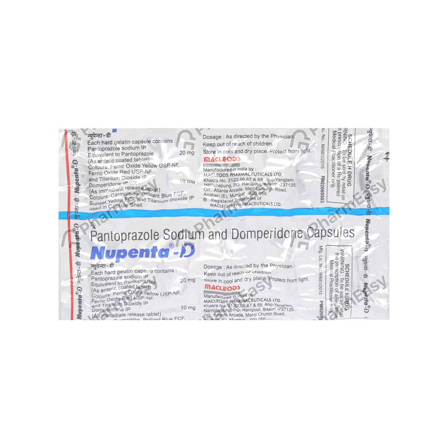 Nupenta D Cap 10'S - Uses, Side Effects, Dosage, Composition & Price ...