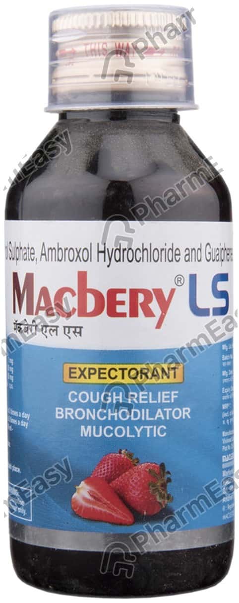 Macbery Ls Bottle Of 100ml Expectorant: Uses, Side Effects, Price ...