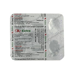 D3 Extra 60000 IU Capsule (4) - Uses, Side Effects, Dosage, Composition ...