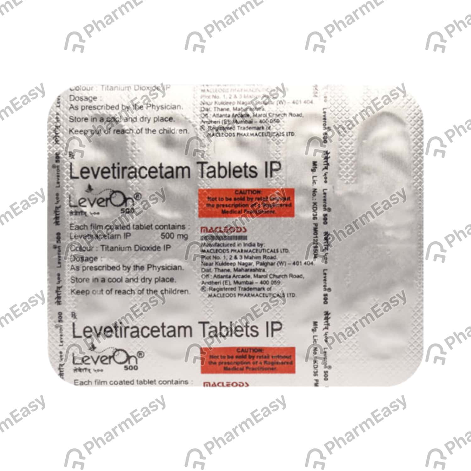 Leveron 500 MG Tablet (10): Uses, Side Effects, Price & Dosage | PharmEasy