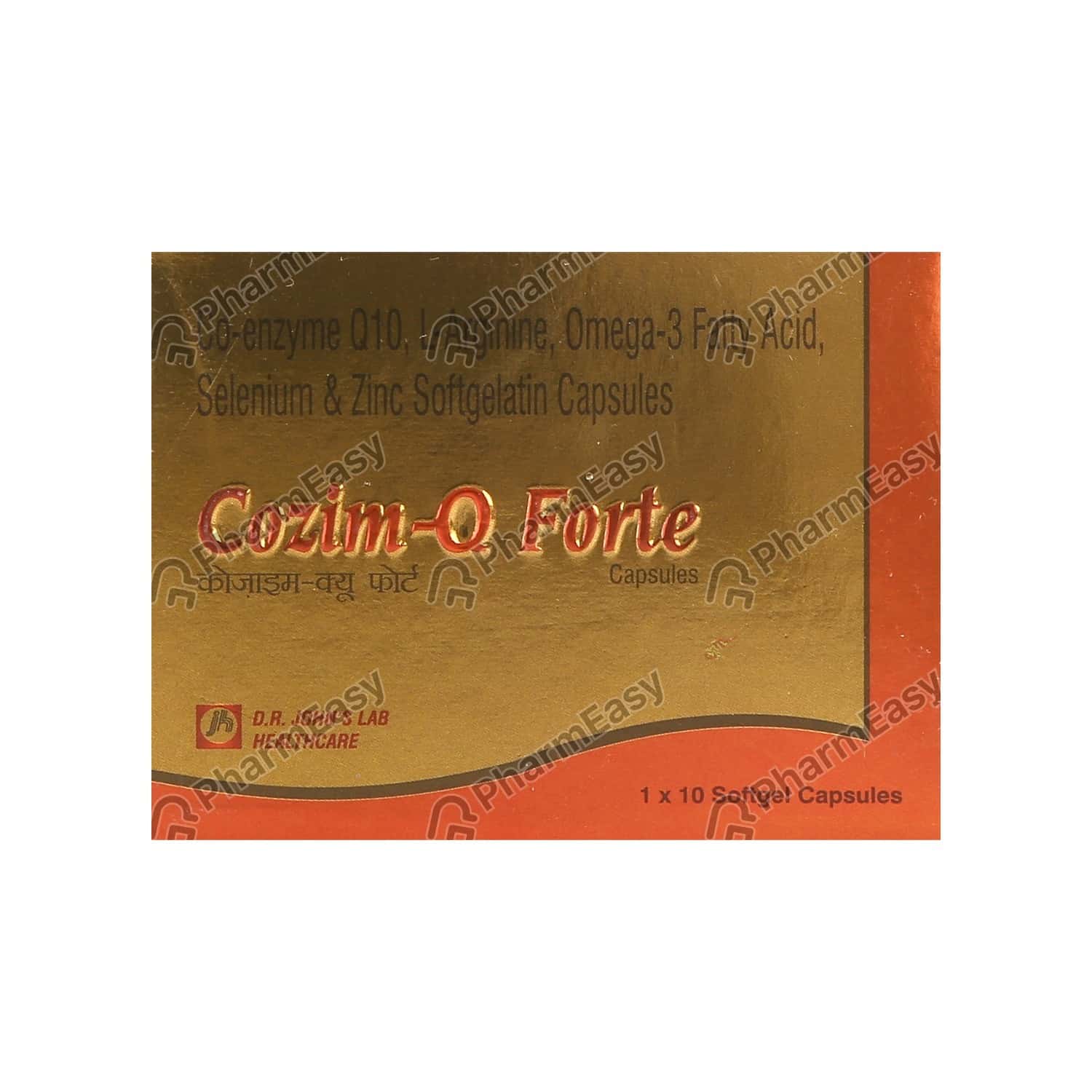 Buy Cozim Q Forte Strip Of 10 Capsules Online at Flat 18% OFF* | PharmEasy