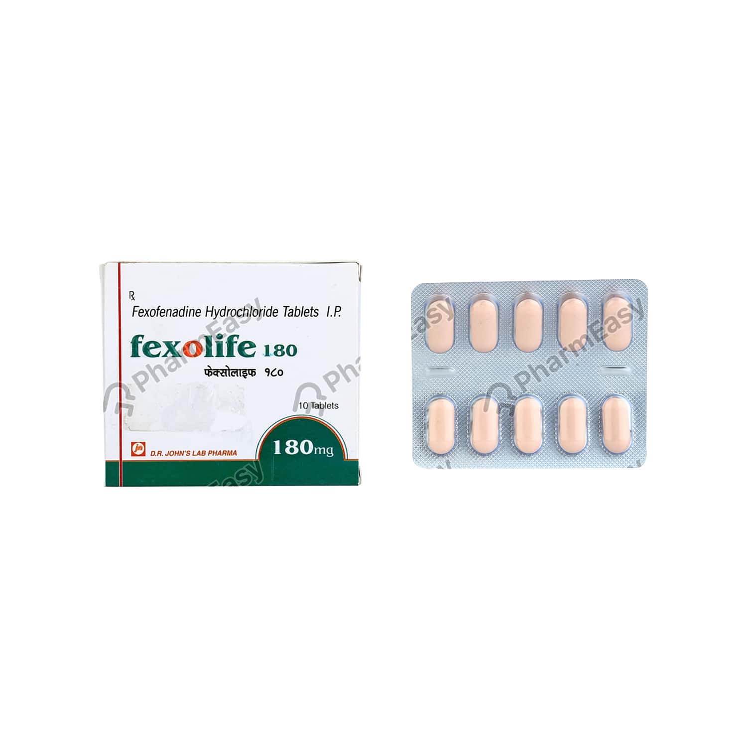 Fexolife 180mg Tab - Uses, Side Effects, Dosage, Composition & Price ...