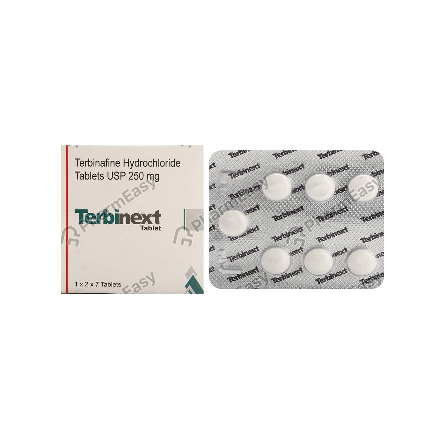 Terbinext 250 MG Tablet (7) - Uses, Side Effects, Dosage, Composition ...