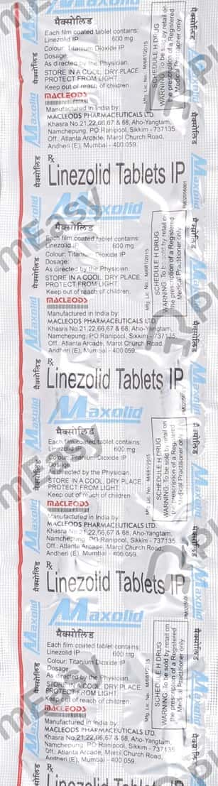 Maxolid 600 MG Tablet (10): Uses, Side Effects, Price & Dosage | PharmEasy