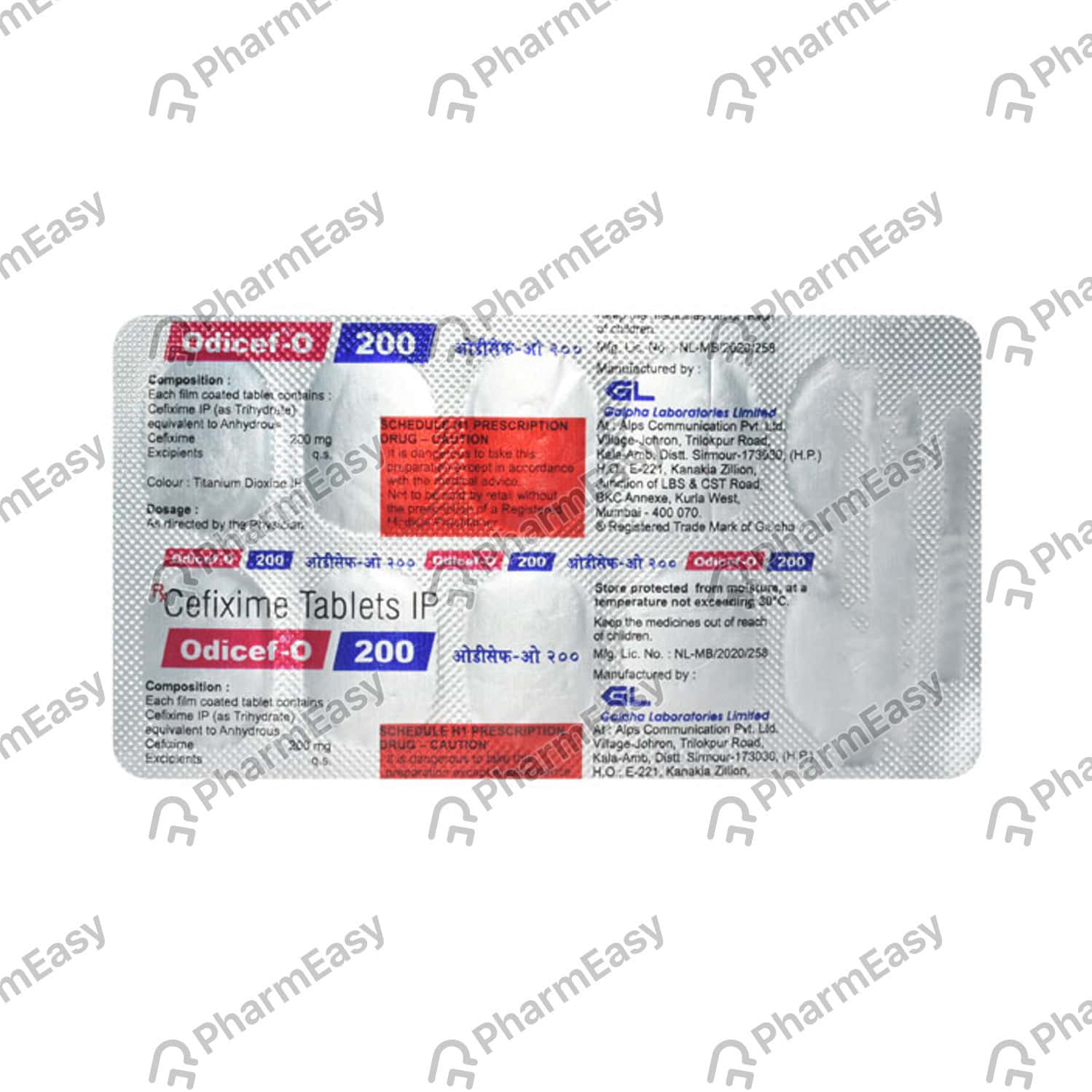 Odicef O 200 MG Tablet (10): Uses, Side Effects, Price & Dosage | PharmEasy