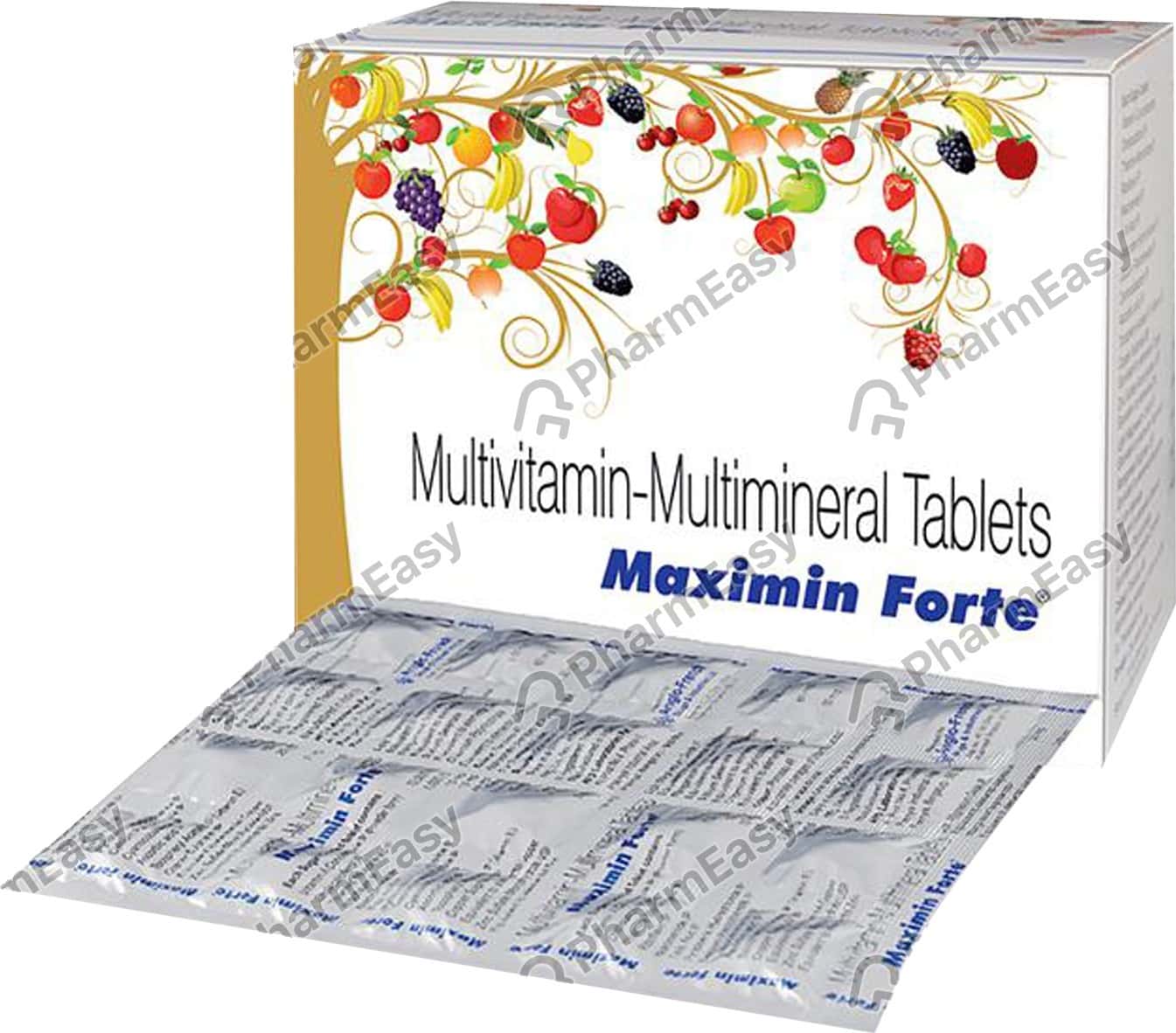 Buy Maximin Forte Strip Of 20 Tablets Online at Flat 15% OFF | PharmEasy