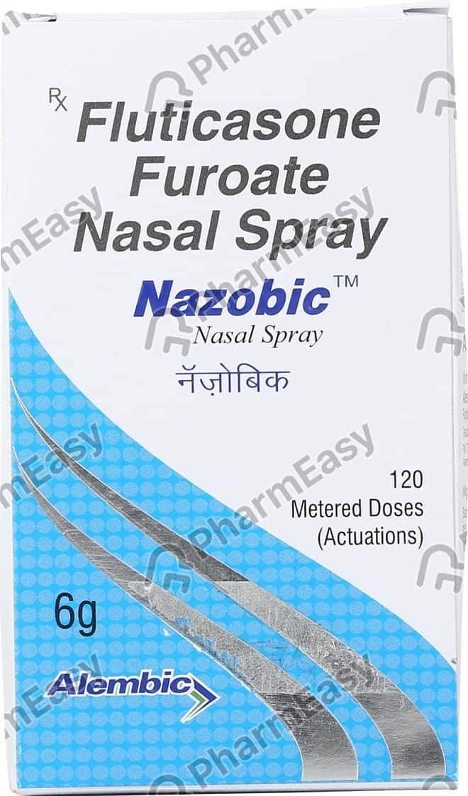Nazobic 27.5 MCG Nasal Spray (6): Uses, Side Effects, Price & Dosage ...