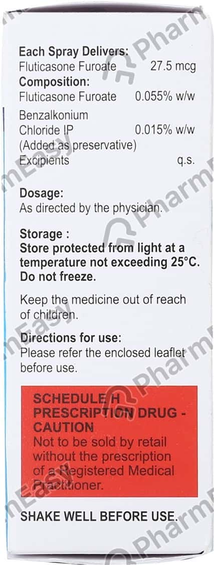 Nazobic 27.5 MCG Nasal Spray (6): Uses, Side Effects, Price & Dosage ...