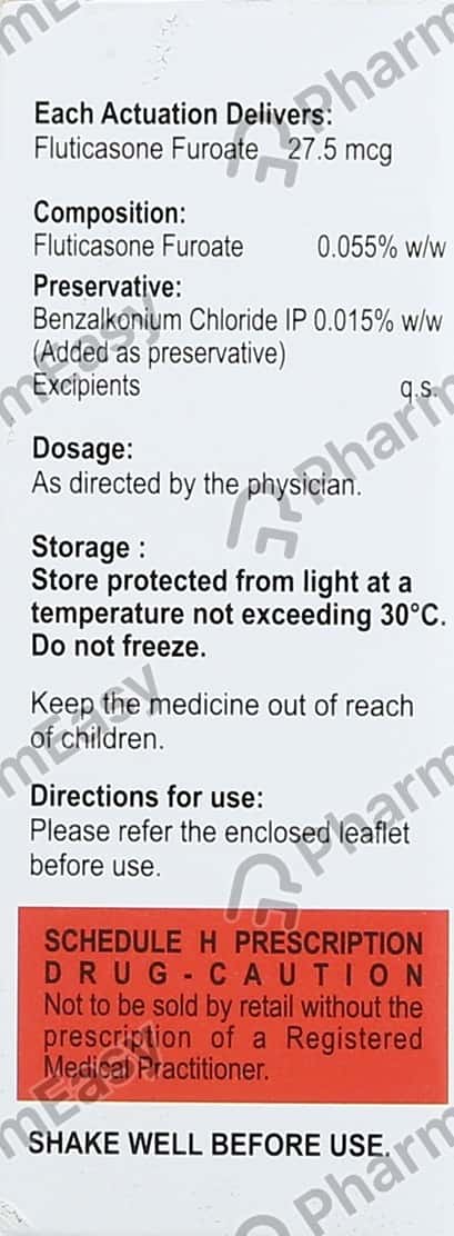 Nazobic 27.5 MCG Nasal Spray (6): Uses, Side Effects, Price & Dosage ...