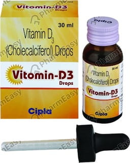 Vitomin D3 400 IU/ML Oral Drop (30): Uses, Side Effects, Price, Dosage ...