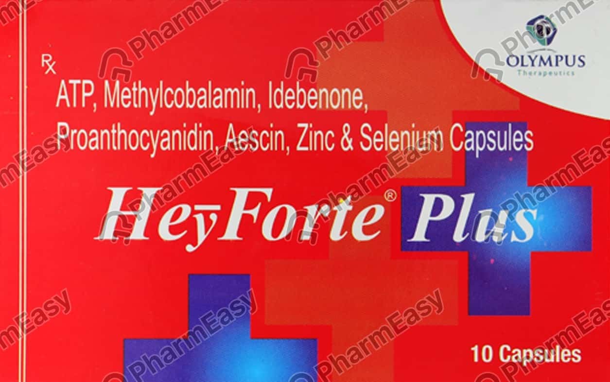 Buy Hey Forte Plus Strip Of 10 Capsules Online at Flat 15% OFF | PharmEasy