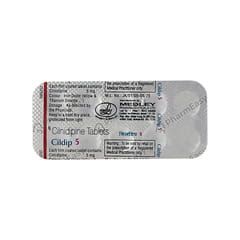 Cildip 5 MG Tablet (10) - Uses, Side Effects, Dosage, Composition ...