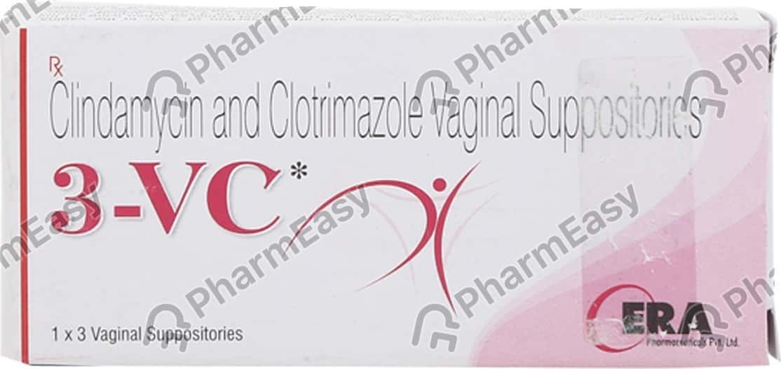 3vc Vag Box Of 3 Vaginal Suppositories - Uses, Side Effects, Dosage ...