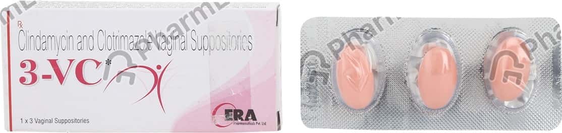 3vc Vag Box Of 3 Vaginal Suppositories - Uses, Side Effects, Dosage ...