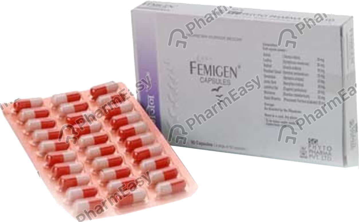 Buy Femigen Capsule (30) Online at Flat 15% OFF | PharmEasy