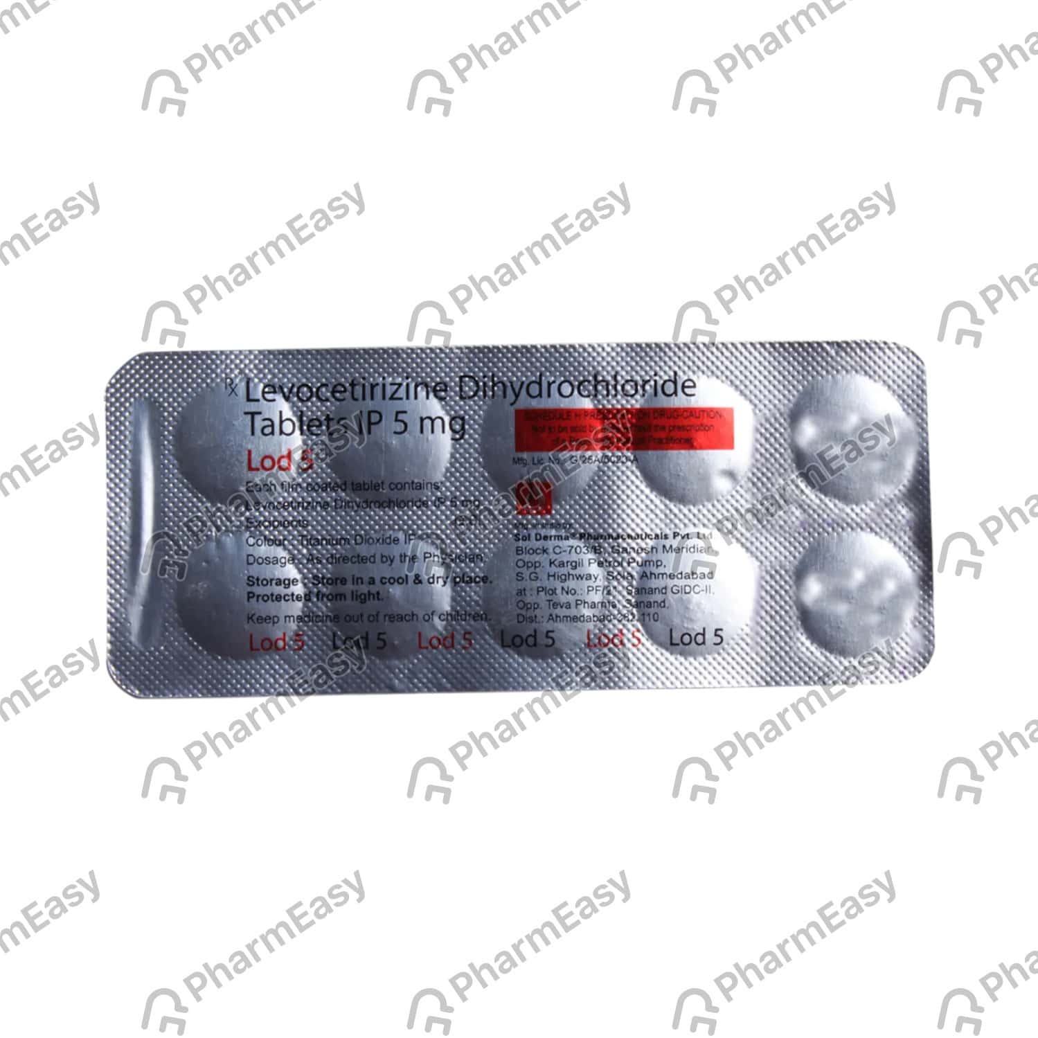 Lod 5 MG Tablet (10): Uses, Side Effects, Price & Dosage | PharmEasy