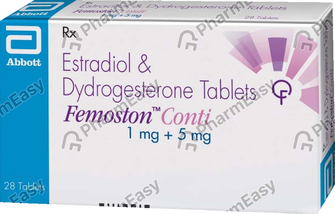 Buy Femoston Conti 1/5mg Strip Of 28 Tablets Online & Save Up to 24% at ...