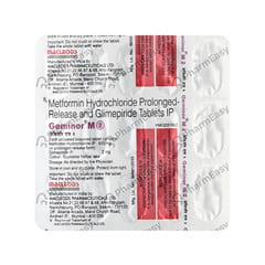 Geminor M2 Tab 15`S - Uses, Side Effects, Dosage, Composition & Price ...