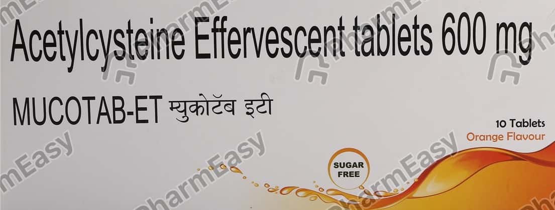 Mucomelt 600 MG Tablet (10): Uses, Side Effects, Price, Dosage ...