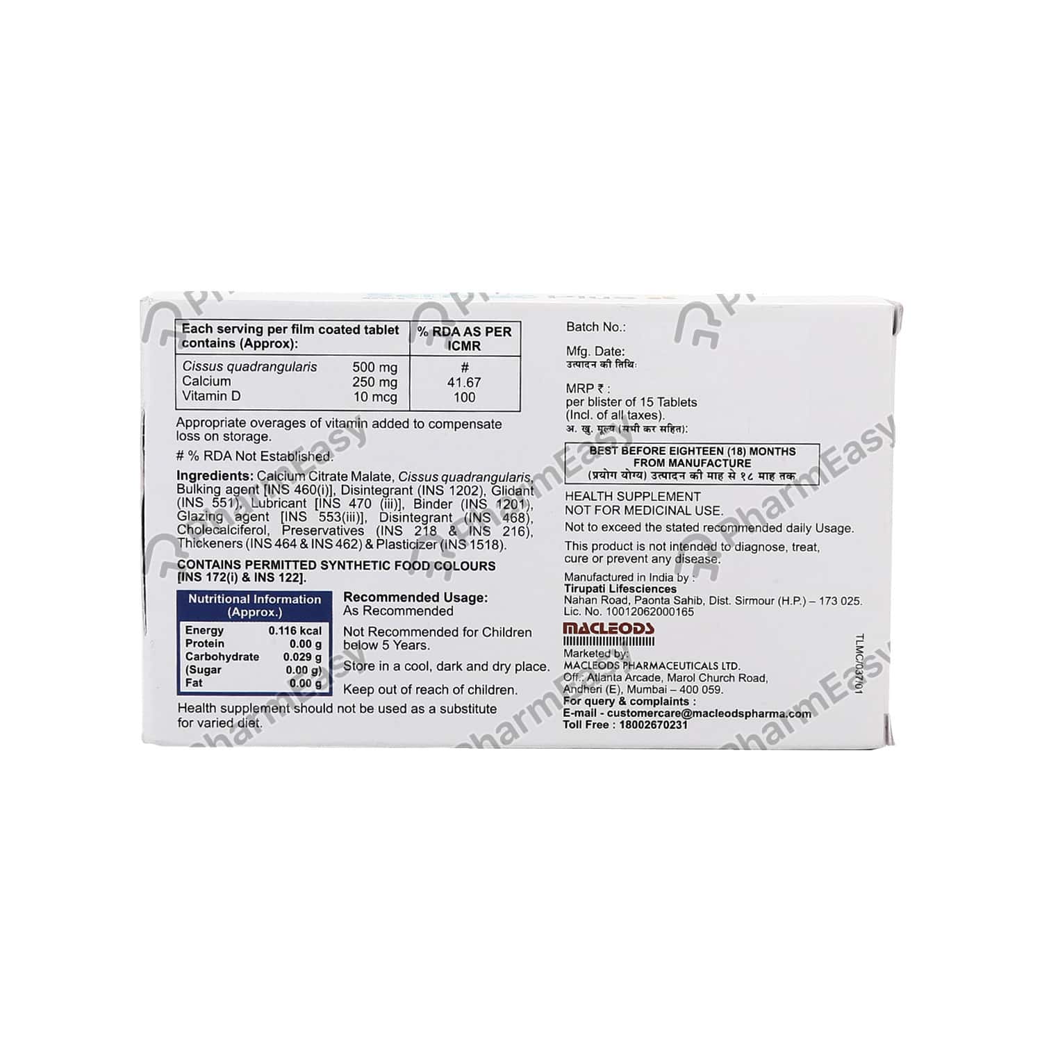 Buy Setfrac Plus Strip Of 15 Tablets Online at Flat 18% OFF* | PharmEasy