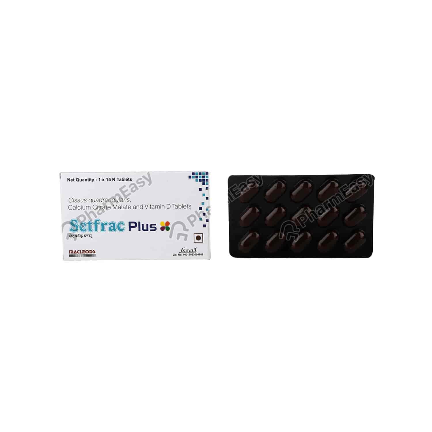 Buy Setfrac Plus Strip Of 15 Tablets Online at Flat 18% OFF* | PharmEasy