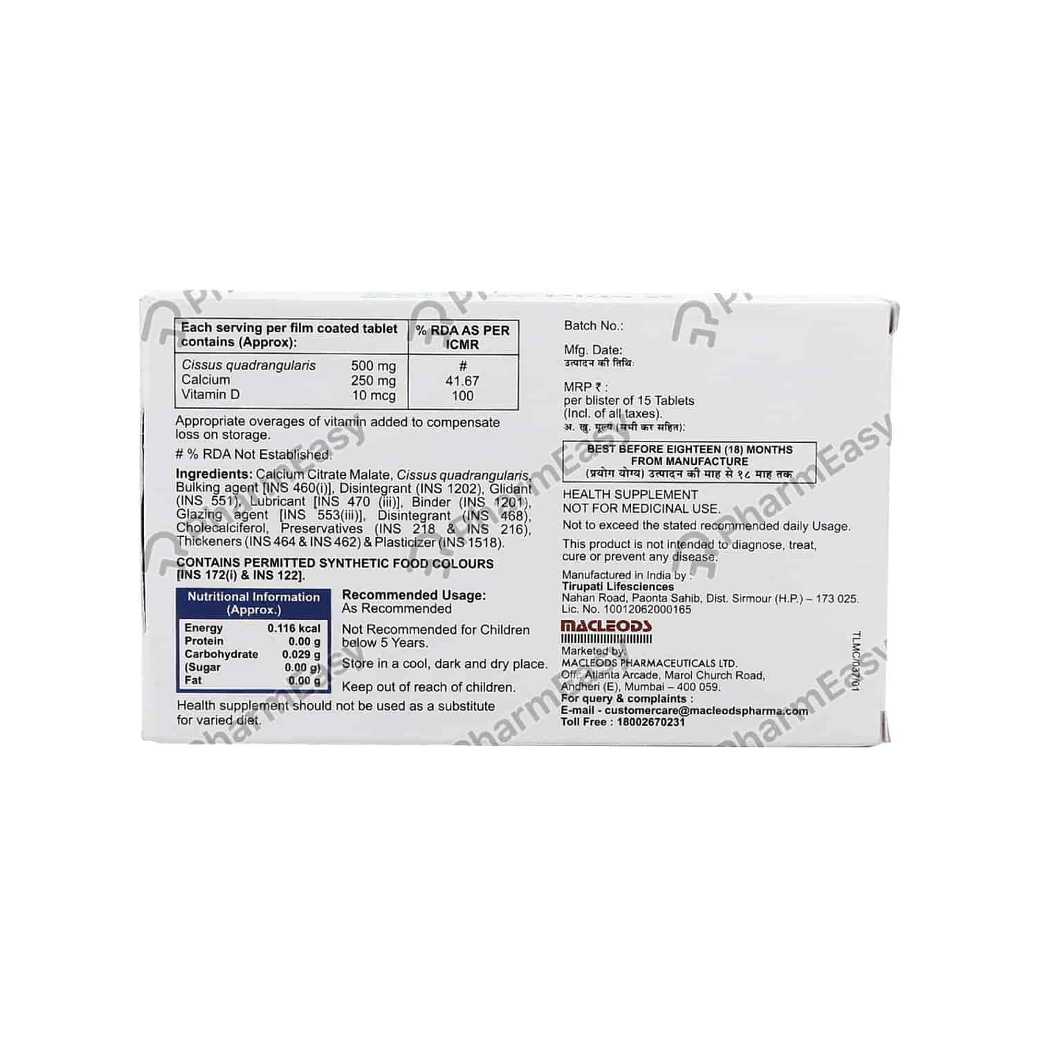 Buy Setfrac Plus Strip Of 15 Tablets Online at Flat 18% OFF* | PharmEasy