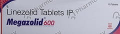 Megazolid 600 MG Tablet (10): Uses, Side Effects, Price & Dosage ...