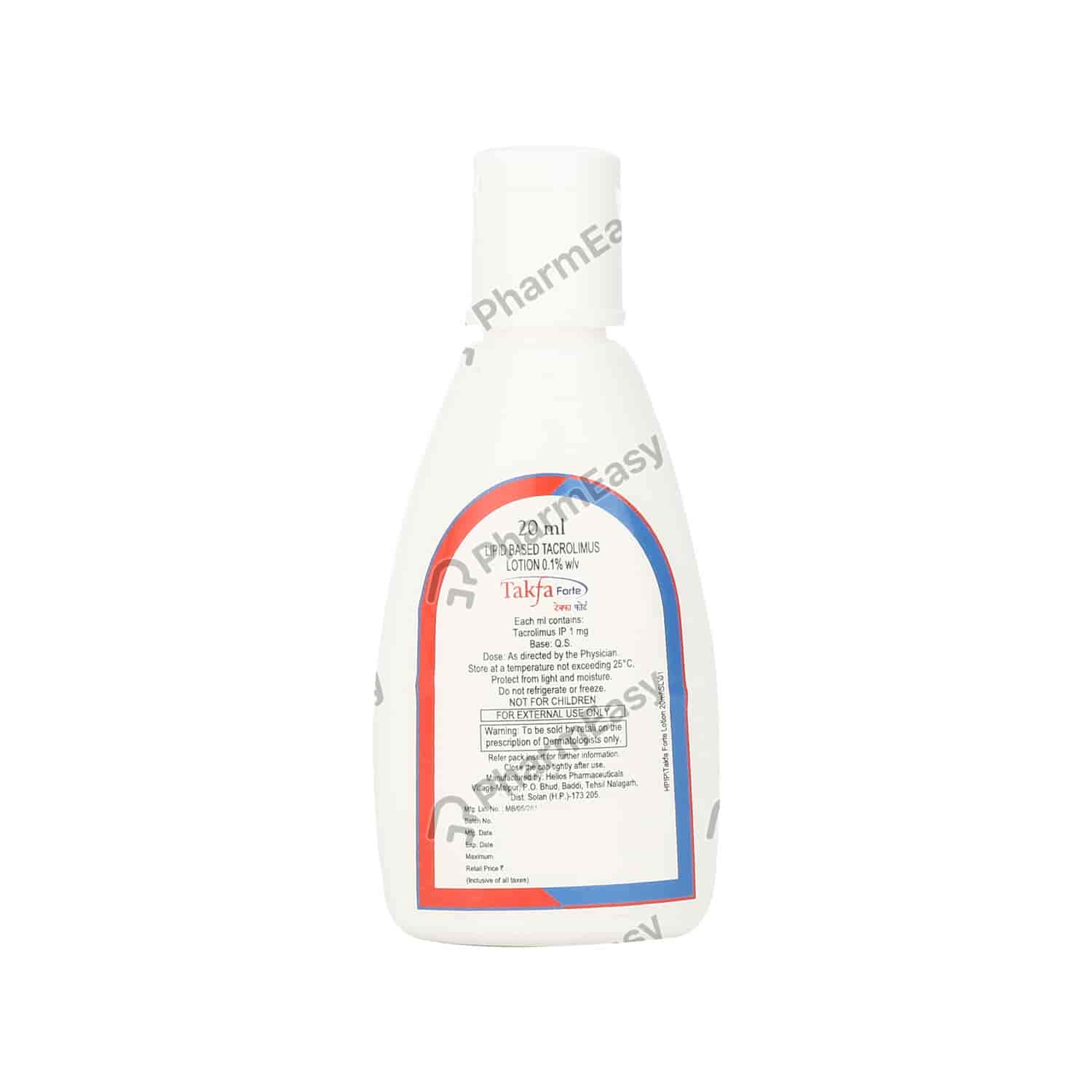 Buy Takfa Forte 0.1% Lotion 20ml Online at Flat 18% OFF* | PharmEasy