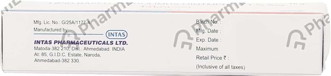 Takfa Forte 0.1 %W/W Ointment (10): Uses, Side Effects, Price & Dosage ...