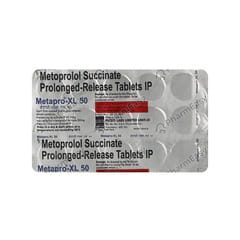 Metapro Xl 50 MG Tablet (15) - Uses, Side Effects, Dosage, Composition ...