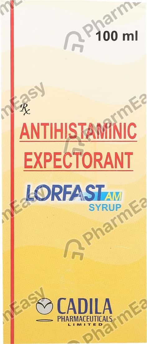 Buy Lorfast Am Bottle Of 100ml Syrup Online at Flat 15% OFF | PharmEasy