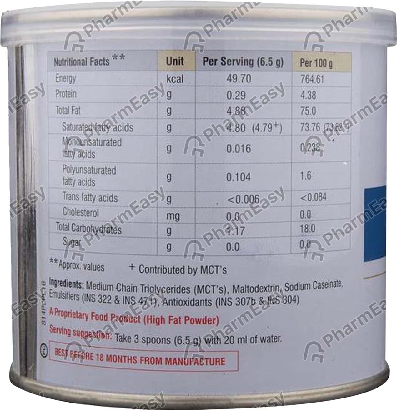 Buy Pure Mct Powder 100gm Online at Flat 15% OFF | PharmEasy