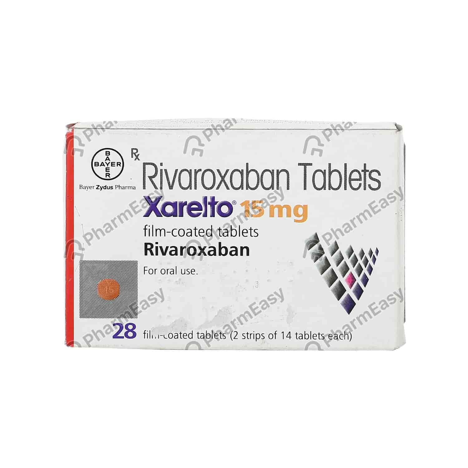 Buy Xarelto 15mg Strip Of 28 Tablets Online at Flat 18% OFF* | PharmEasy