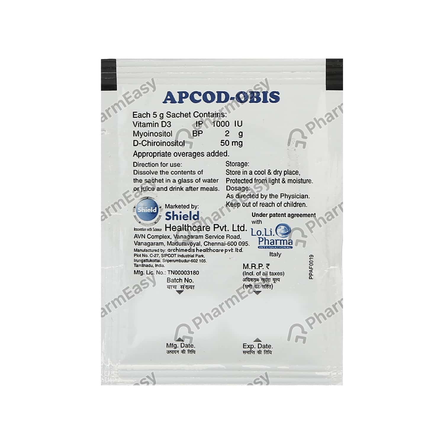 Buy Apcod Obis Sach Online at Flat 18% OFF* | PharmEasy