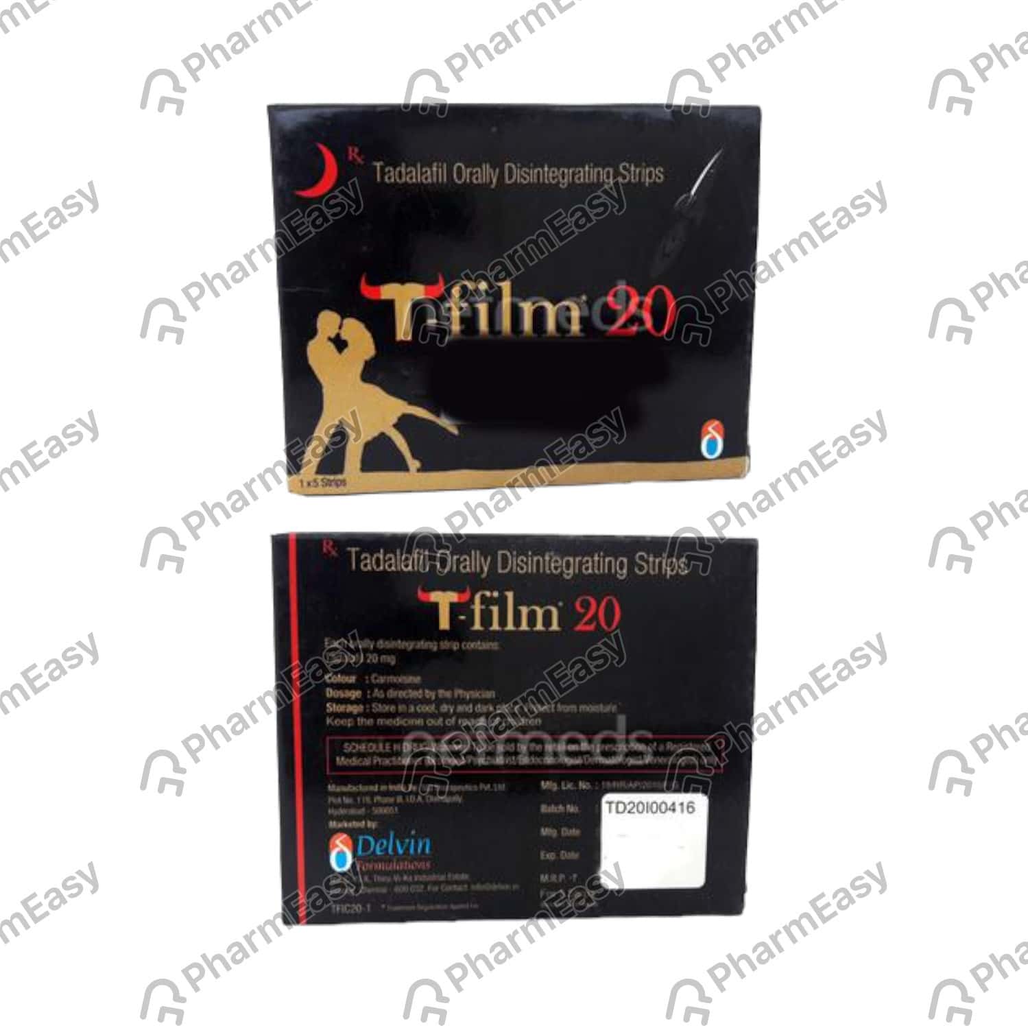 Buy T Film 20 MG Orally Disintegrating Strip (5) Online at Flat 15% OFF ...