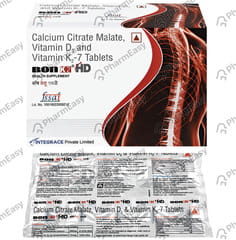 Bon K2 Hd Strip Of 10 Tablets: Uses, Side Effects, Price & Dosage ...