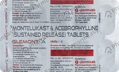 Buy Glemont A Strip Of 10 Tablets Online at Flat 15% OFF | PharmEasy