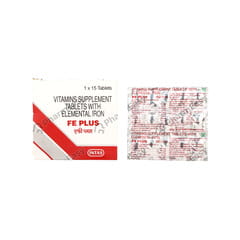 Buy Fe Plus Strip Of 15 Tablets Online at Flat 18% OFF* | PharmEasy