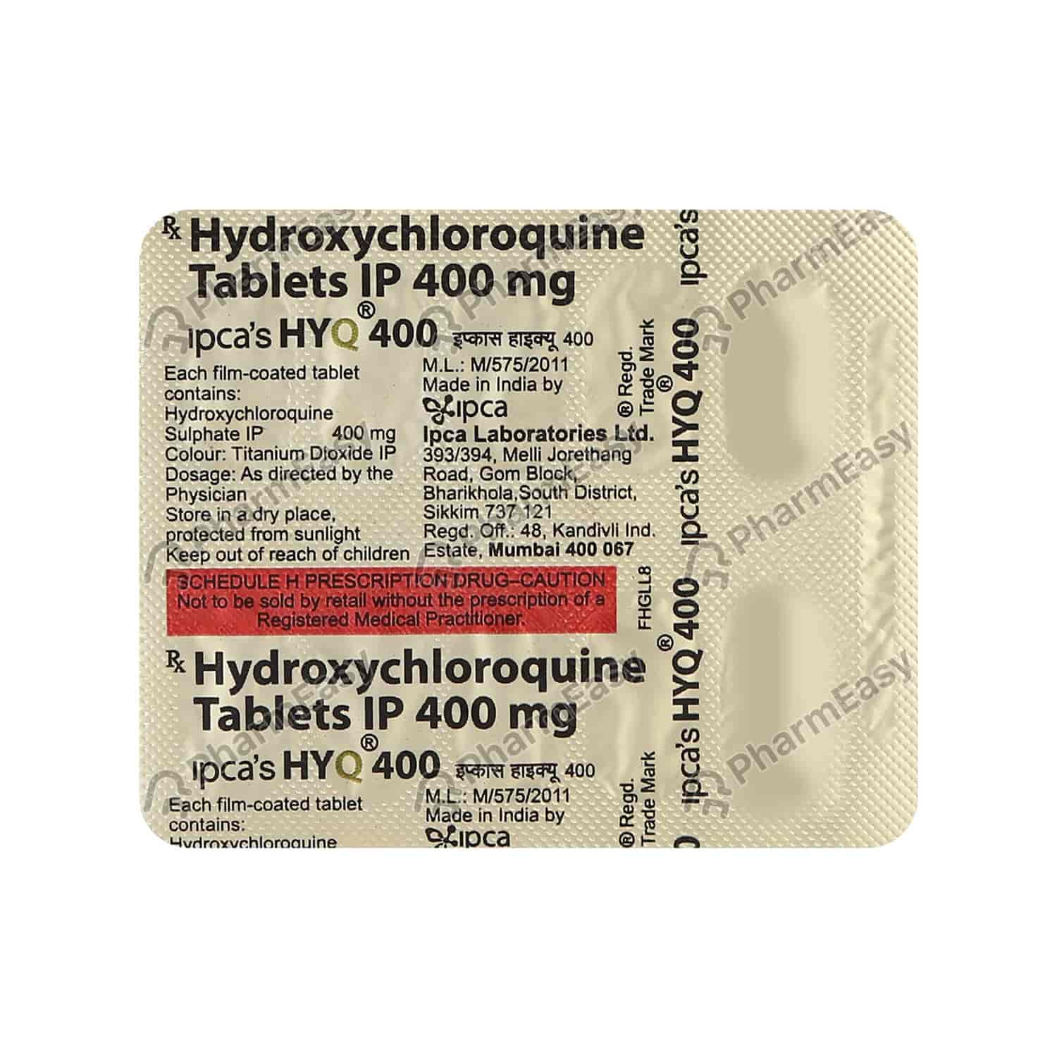 Hyq 400mg Tablet - Uses, Side Effects, Dosage, Composition & Price ...