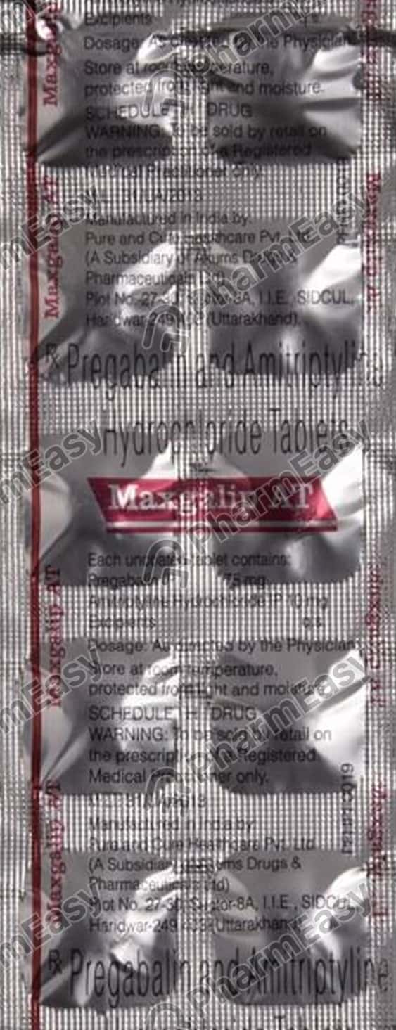 Maxgalip At Strip Of 10 Tablets: Uses, Side Effects, Price & Dosage ...