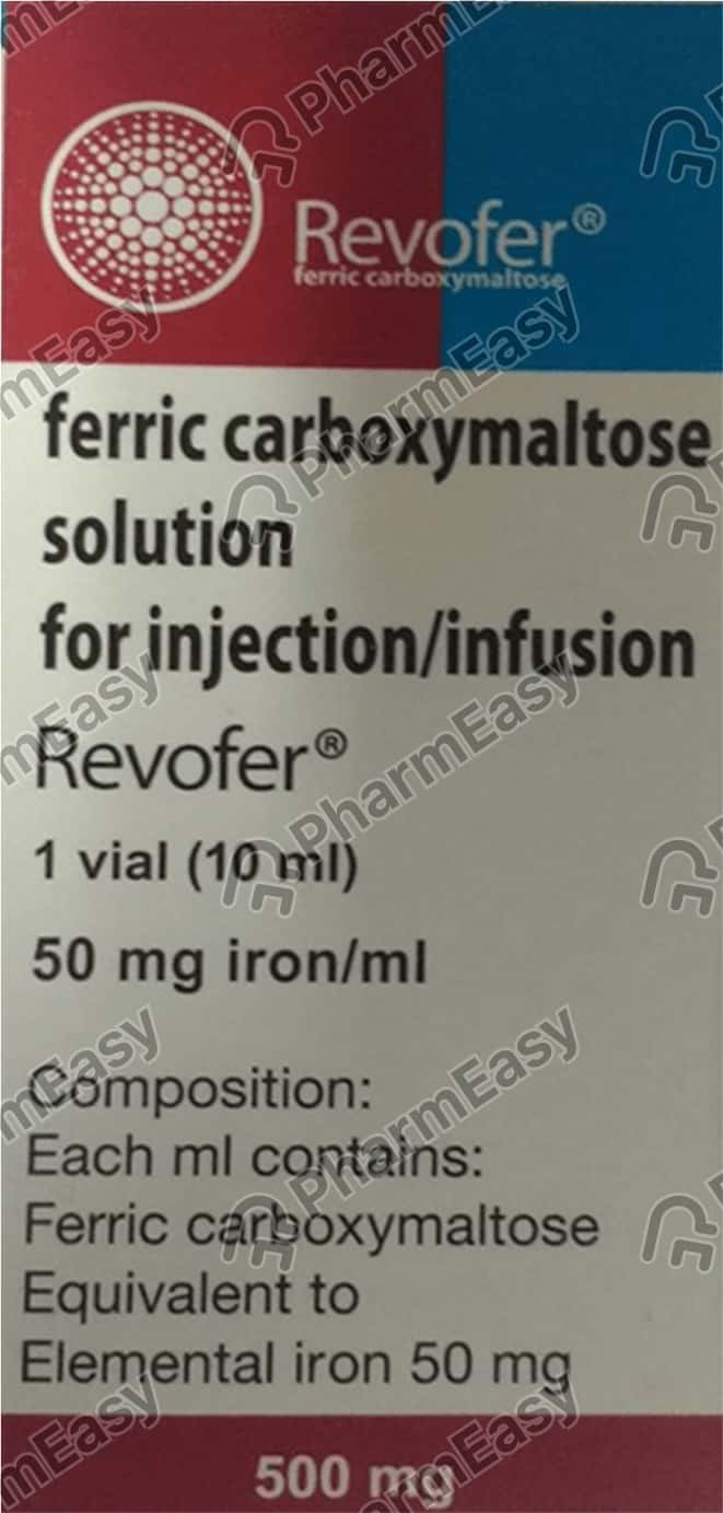 Revofer 500 MG Solution For Injection (10): Uses, Side Effects, Price ...