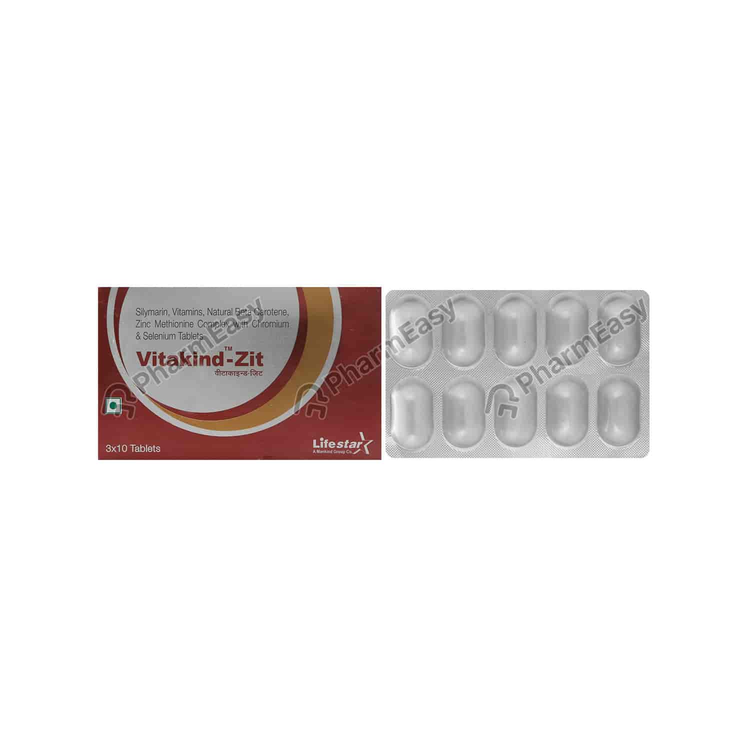 Buy Vitakind Zit Tab Online at flat 15% off | PharmEasy
