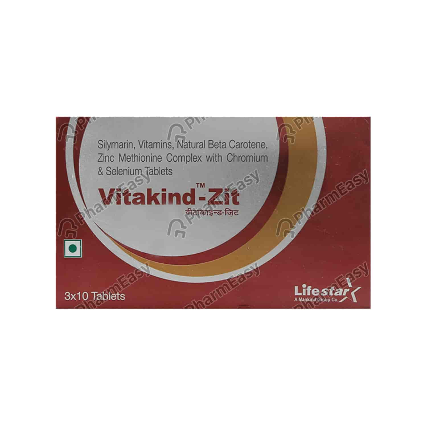 Buy Vitakind Zit Tab Online at flat 15% off | PharmEasy